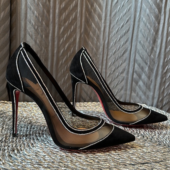 Christian Louboutin | Shoes | Christian Louboutin Galativi Strass 0 ...